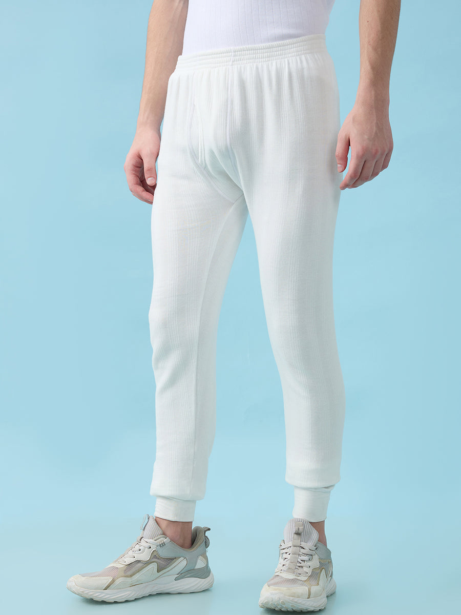 Buy Hint Men’s Flare Thermal Trousers - White | Hint World