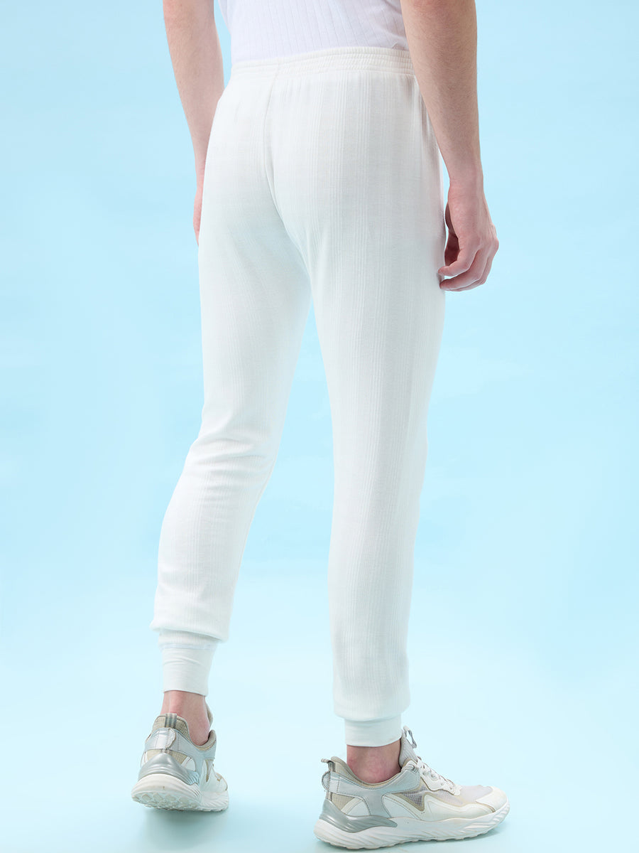 Buy Hint Men’s Flare Thermal Trousers - White | Hint World