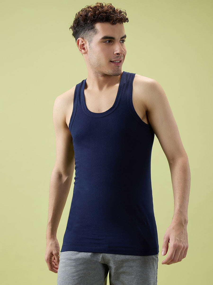 Buy Men’s Innerwear Vests - Navy & Maroon (Pack of 2) | Hint World